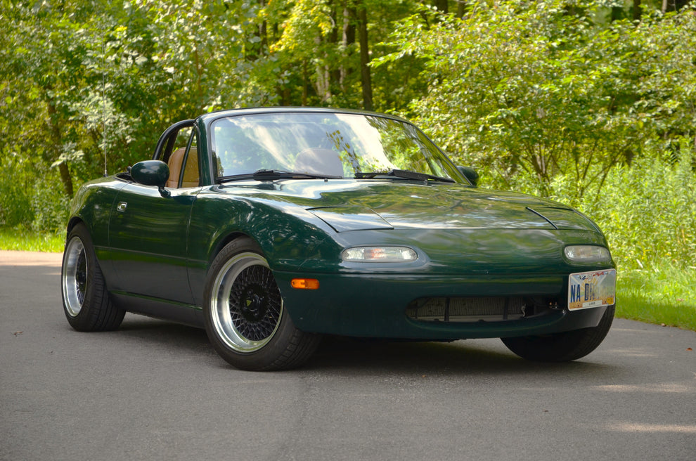 NA/NB Miata Front Tow Hook and License Plate Mount – Leroy Engineering